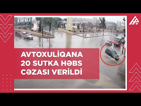 Gəncədə avtoxuliqanlıq edən şəxs yaxalandı