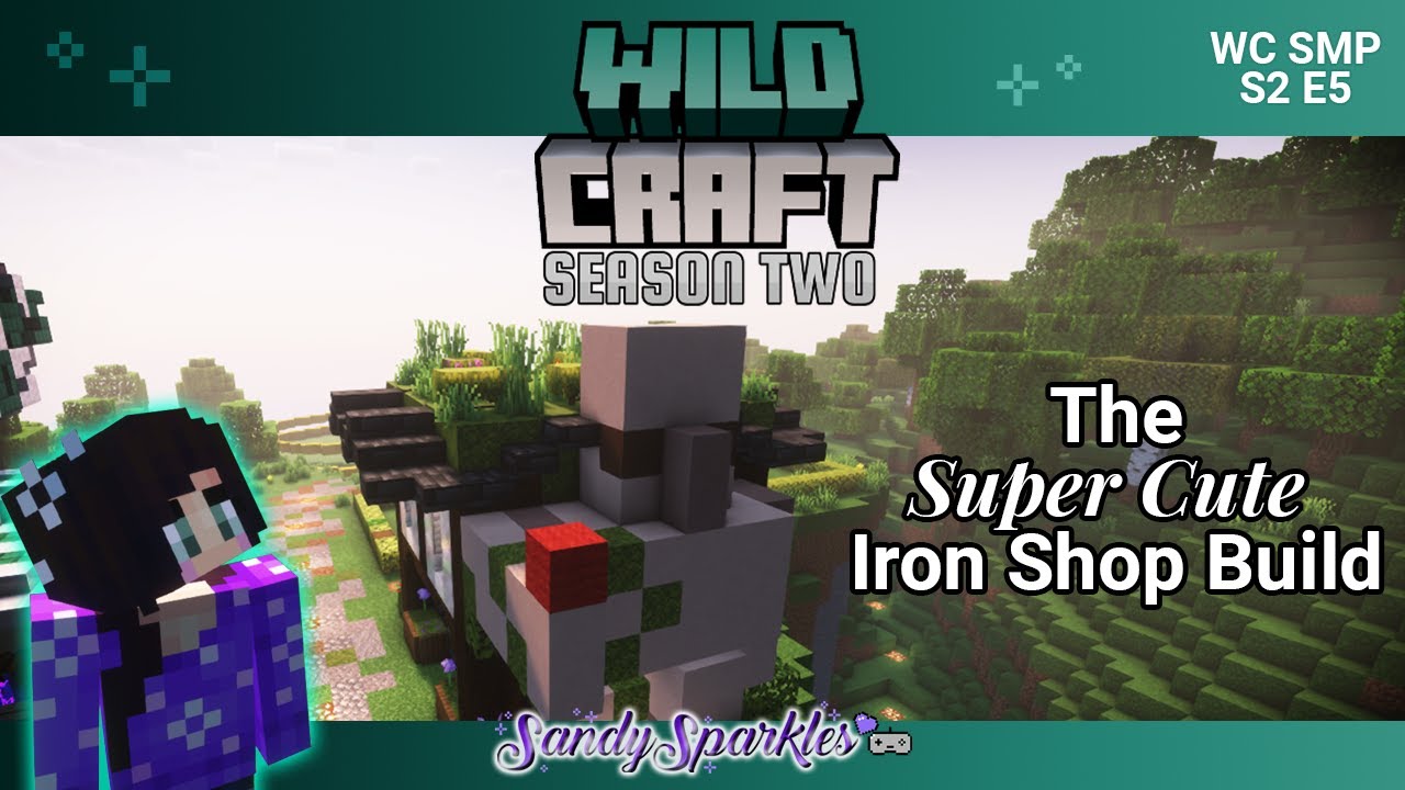 WILD CRAFT: Nether Build Reveal 💜 I built my first shop Episode 5 ...