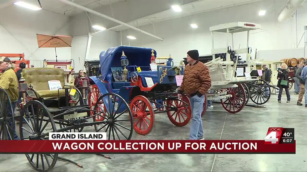 Wagon collection up for auction - YouTube