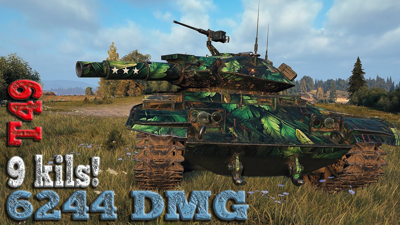 T49 Ace tanker WoT / бой на мастера WoT replays - YouTube