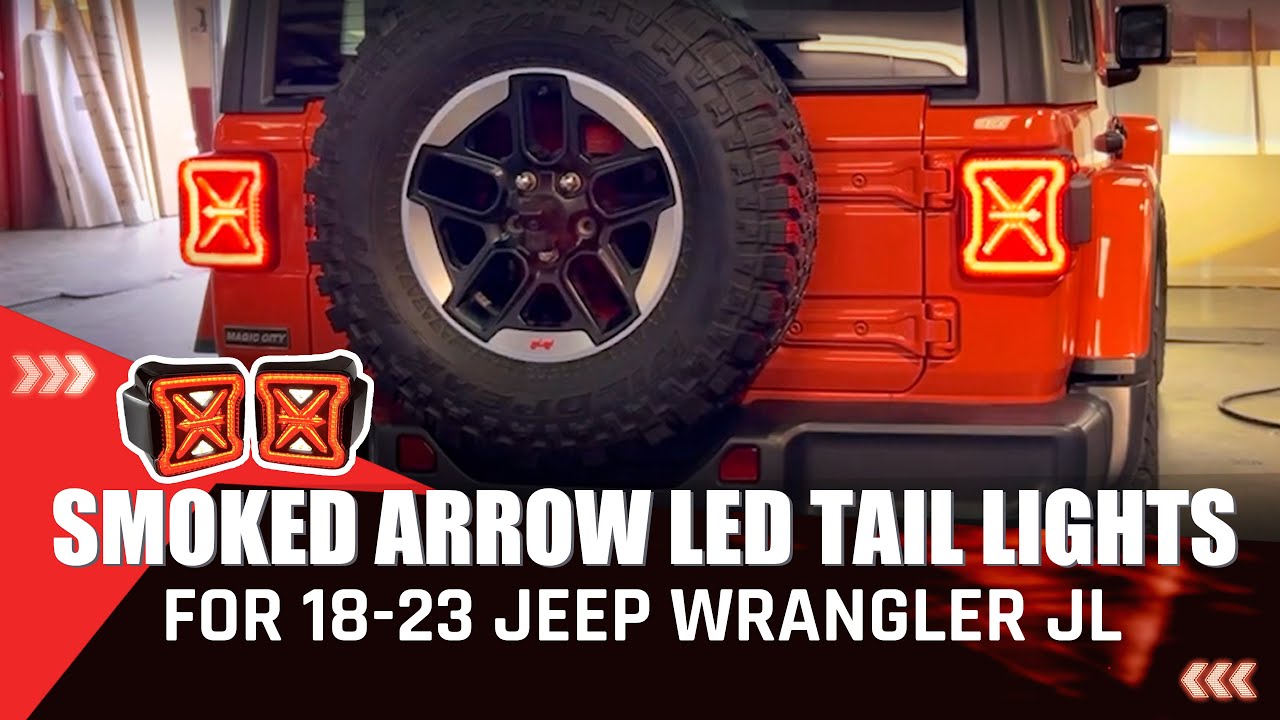 A Quick Installation Video of Jeep Wrangler JL Arrow LED Tail Lights ...