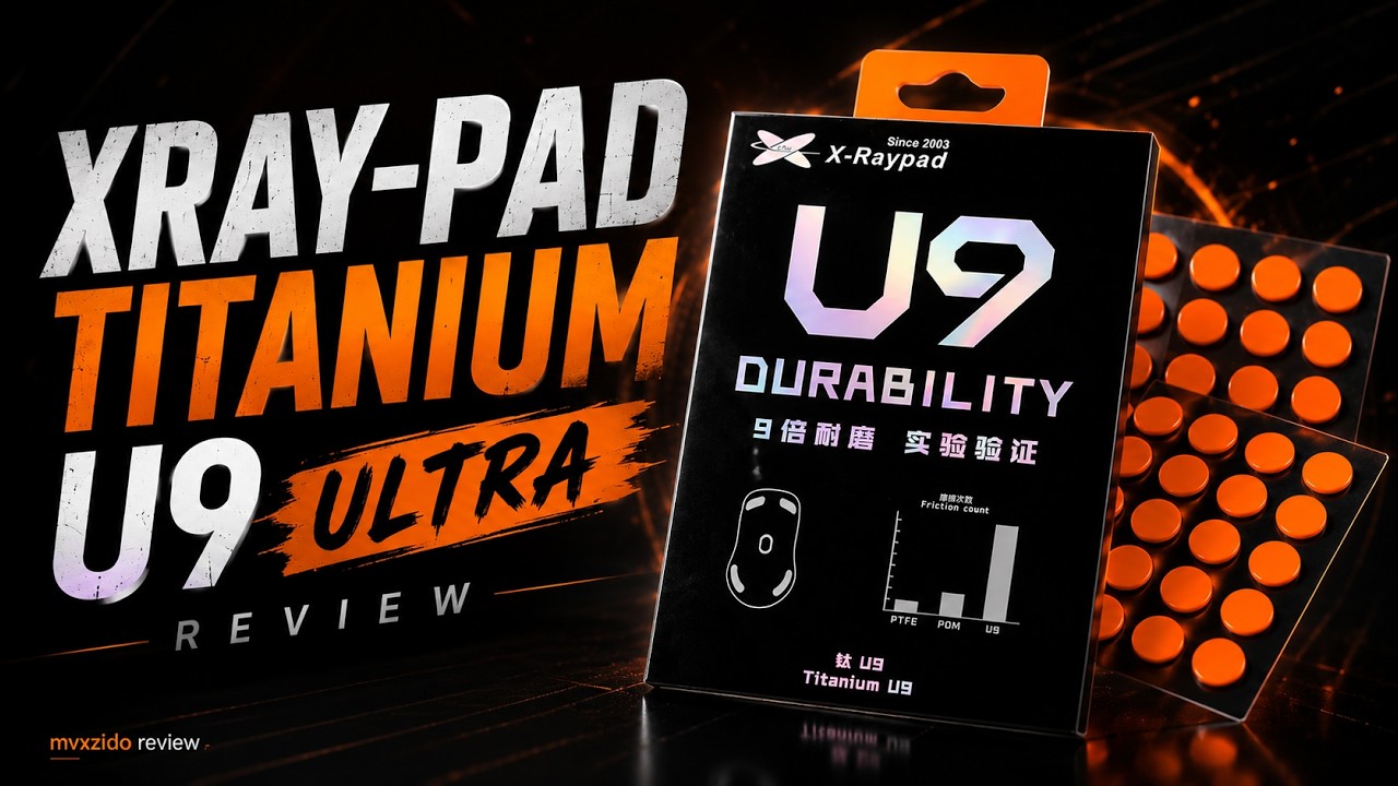 The "End Game" of Mouse Skates? X-raypad Titanium U9 Ultra Deep Dive ...
