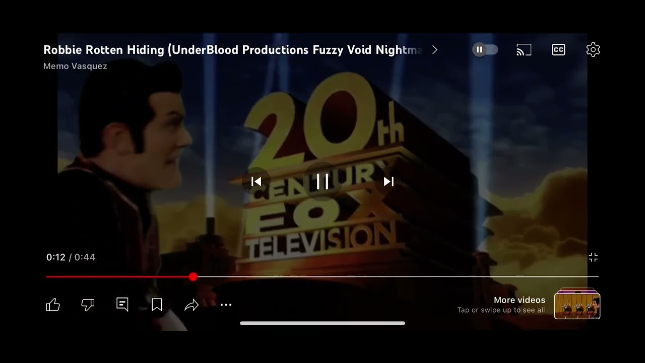 Robbie Rotten Hiding 20th Century Void Television Logo - YouTube
