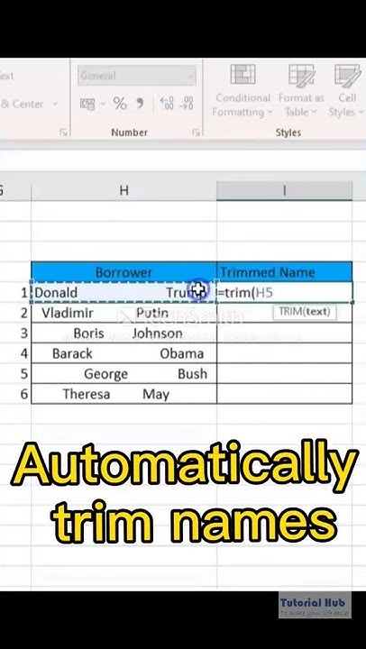 How to remove unwanted spaces from Excel file - YouTube