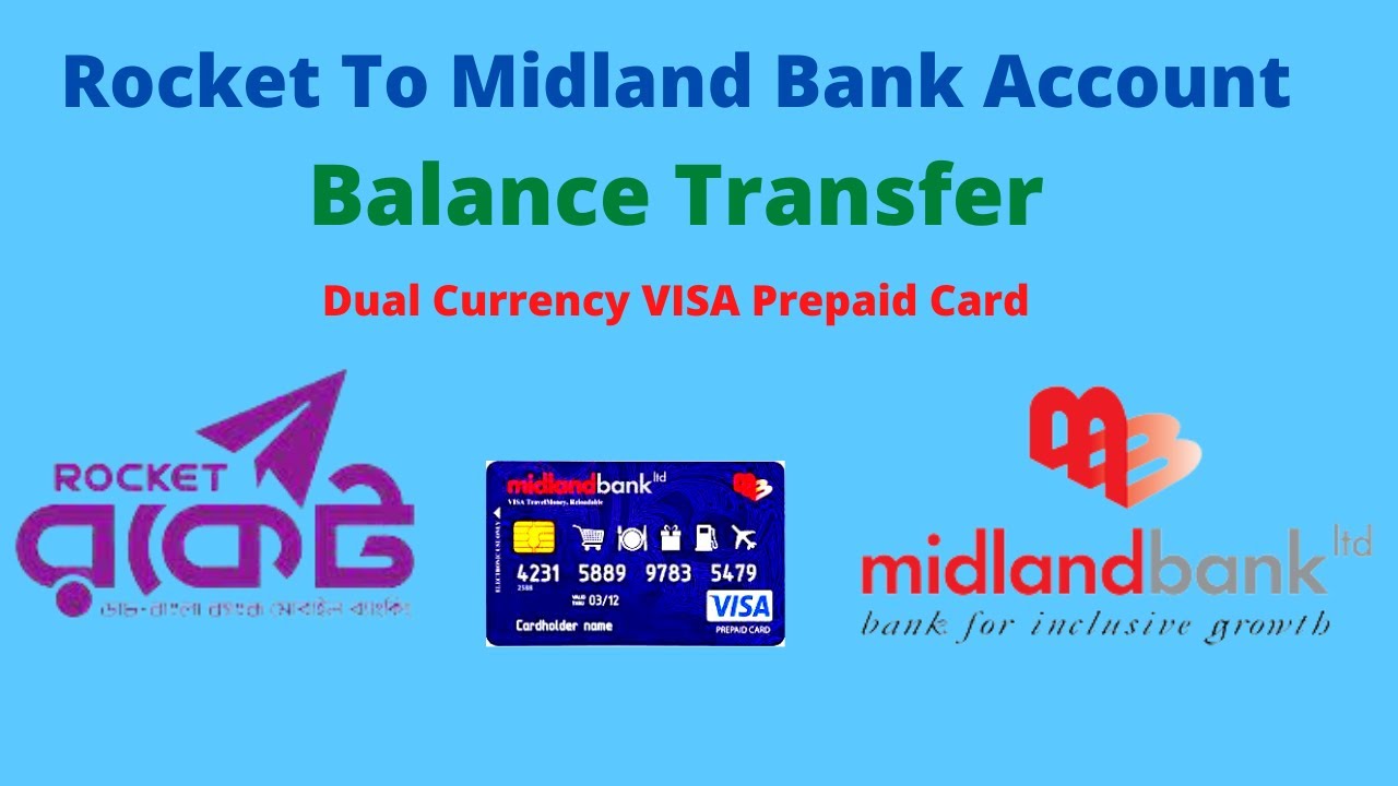 How To Transfer Rocket Balance To Midland Bank Account. - YouTube