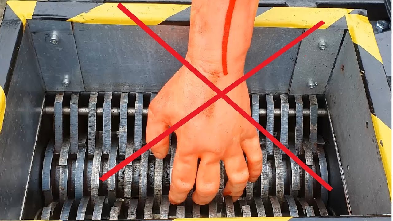 Crazy Shredder Shredding Machine Vs My Hand and many more item 😱😵💀😡😳☠️ ...