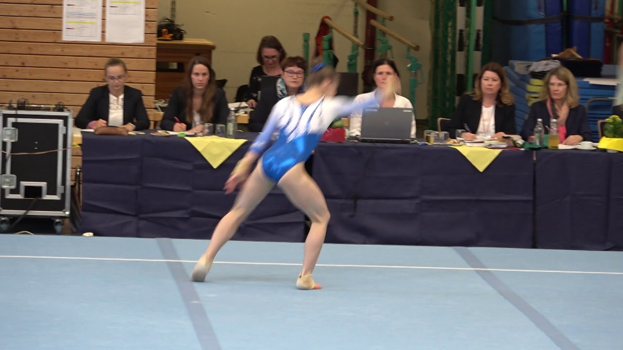 Deutsche Jugendmeisterschaften 2019 Julia Birck Fx AA - YouTube