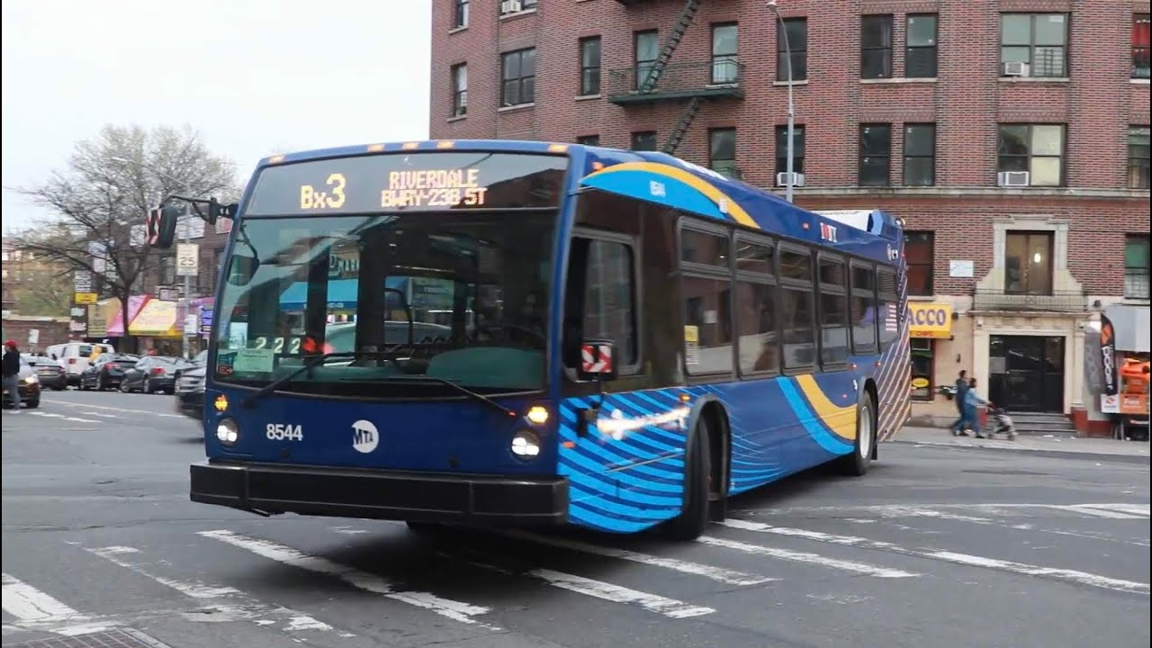 2019 Novabus LFS' #8544 and #8558 on the Bx3 at Kingsbridge Road and ...