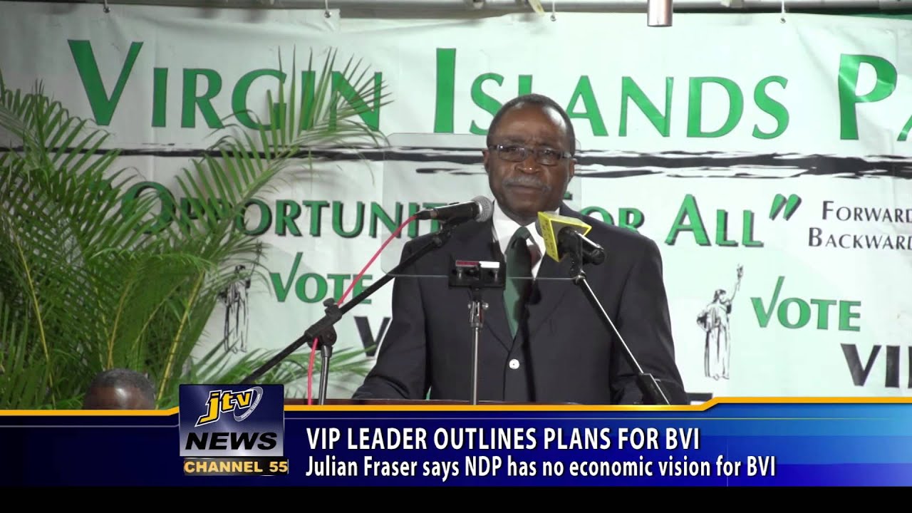 VIP LEADER OUTLINES PLANS FOR BVI - YouTube