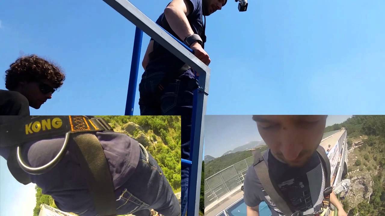 Lancio Bungee Jumping - Ponte di Salle - YouTube