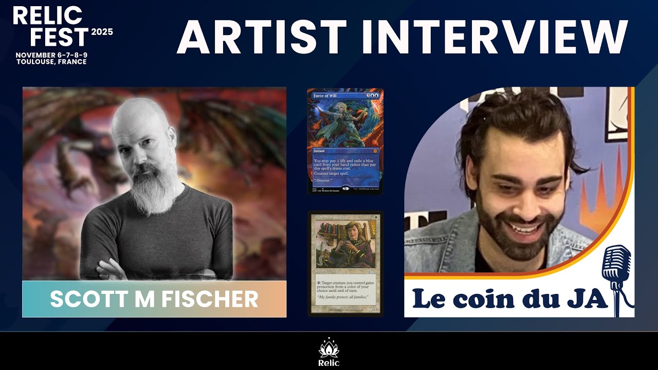 Scott M. Fischer MTG artist interview Relic Fest 2025 - YouTube