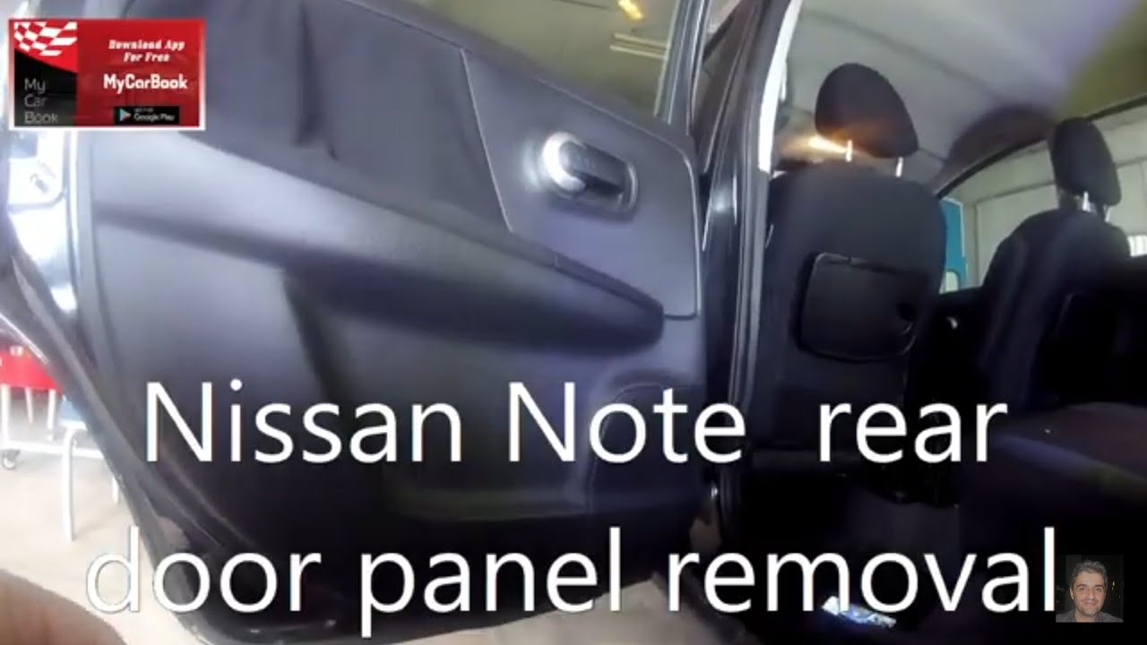 Nissan Note (2004–2013) rear door panel removal - YouTube