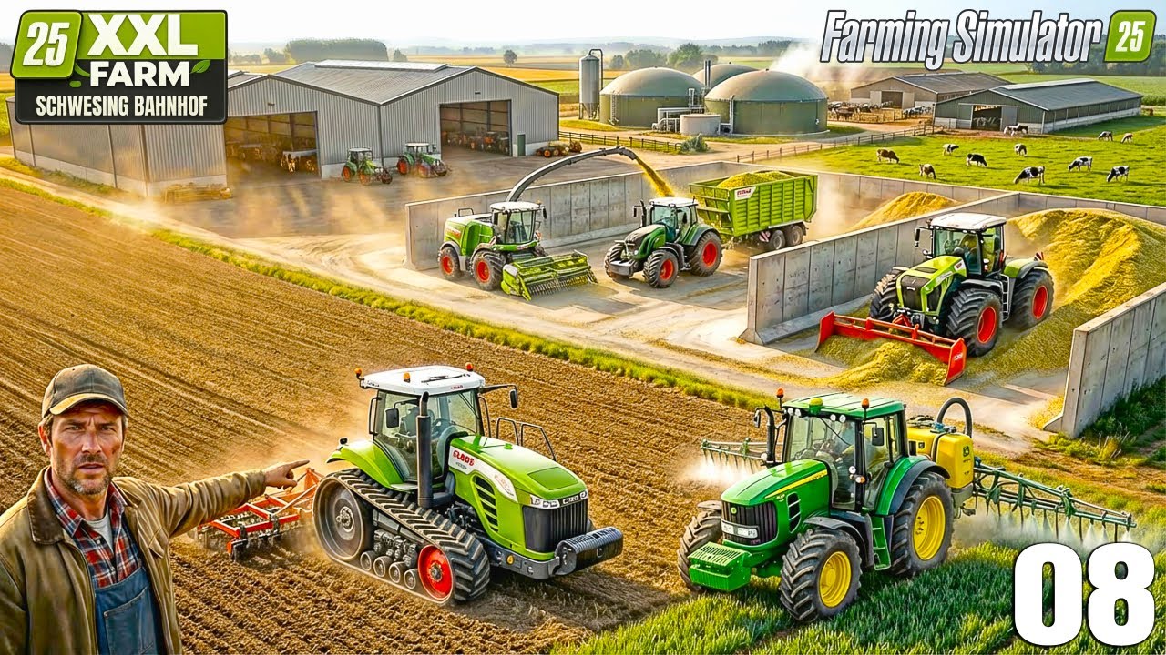 THE FINAL PUSH! 🌽 Finishing the Massive Silo & Heavy Tillage│FS25│XXL ...
