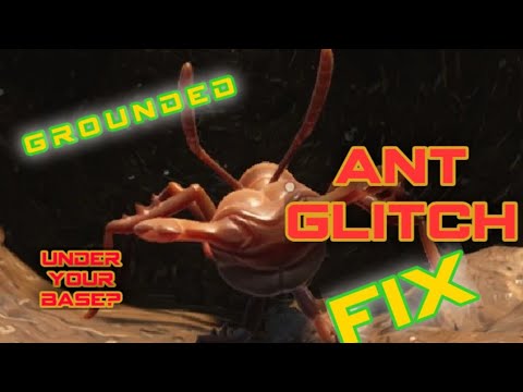 Grounded Glitch Fix! Ants Stuck Underneath Base? Glitched Ants Bug xD ...