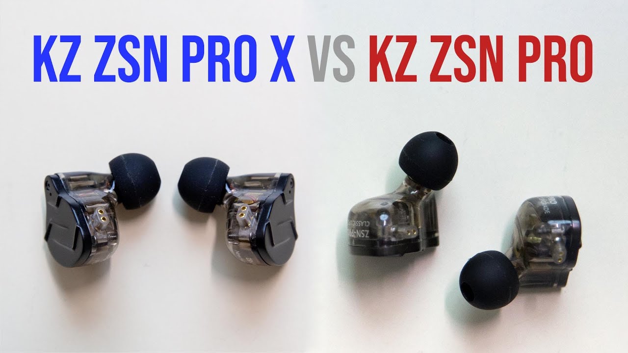 Comparativa Sonido KZ ZSN Pro X vs KZ ZSN Pro - YouTube