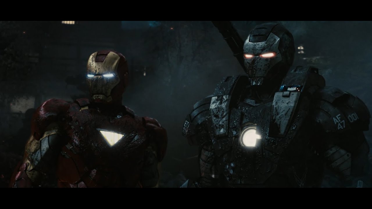 Iron Man vs Drones & Vanko Final Battle Scene Part 3 Iron Man 2 2010 ...