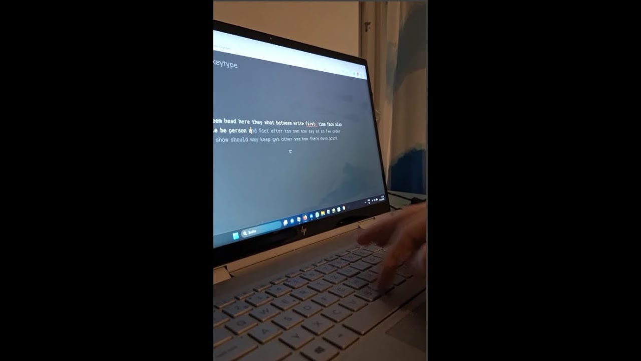 52 WPM Using One Finger - YouTube