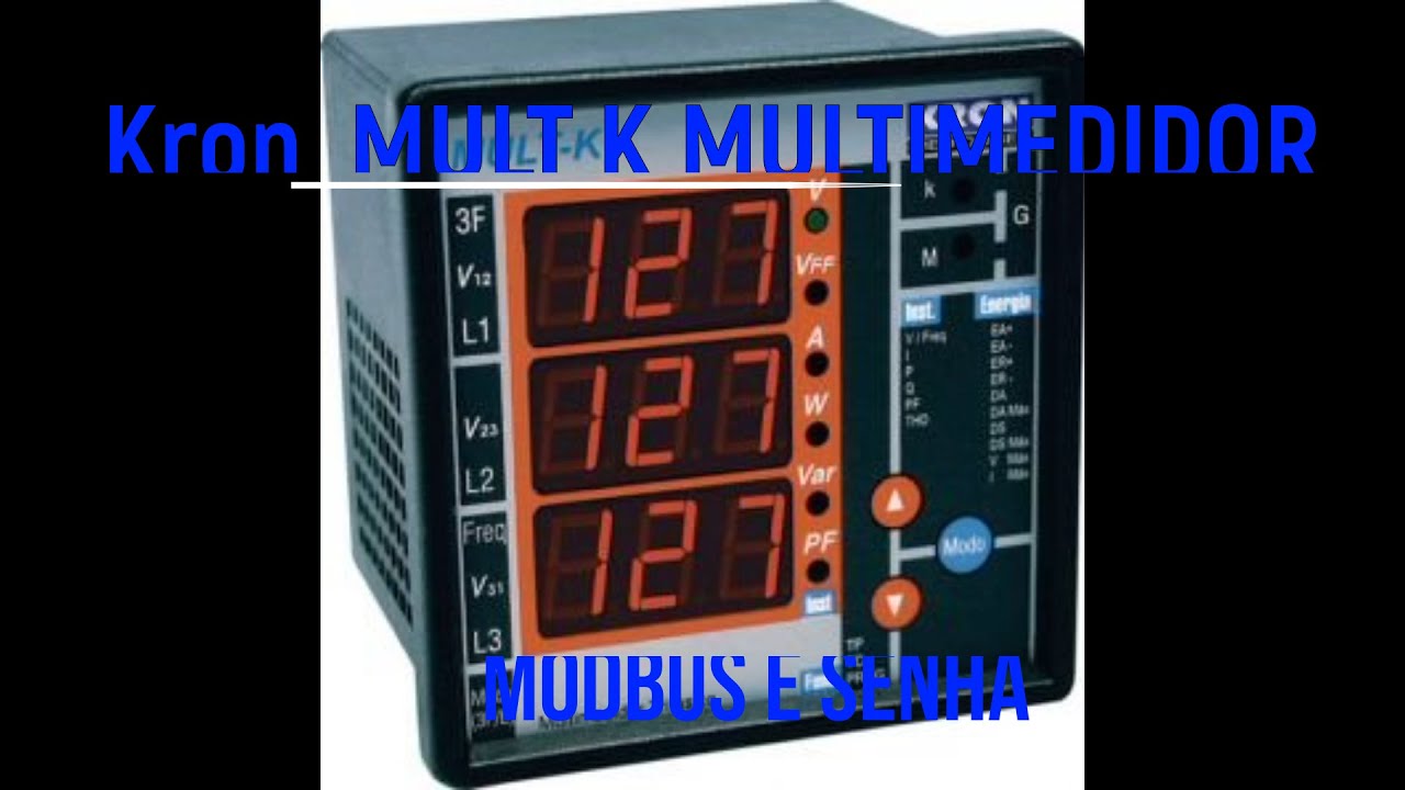 Kron MULT K MULTIMEDIDOR MODBUS - YouTube