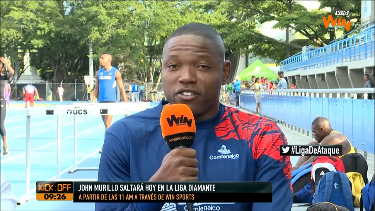 John Murillo, atleta colombiano, habla con Kick Off - YouTube