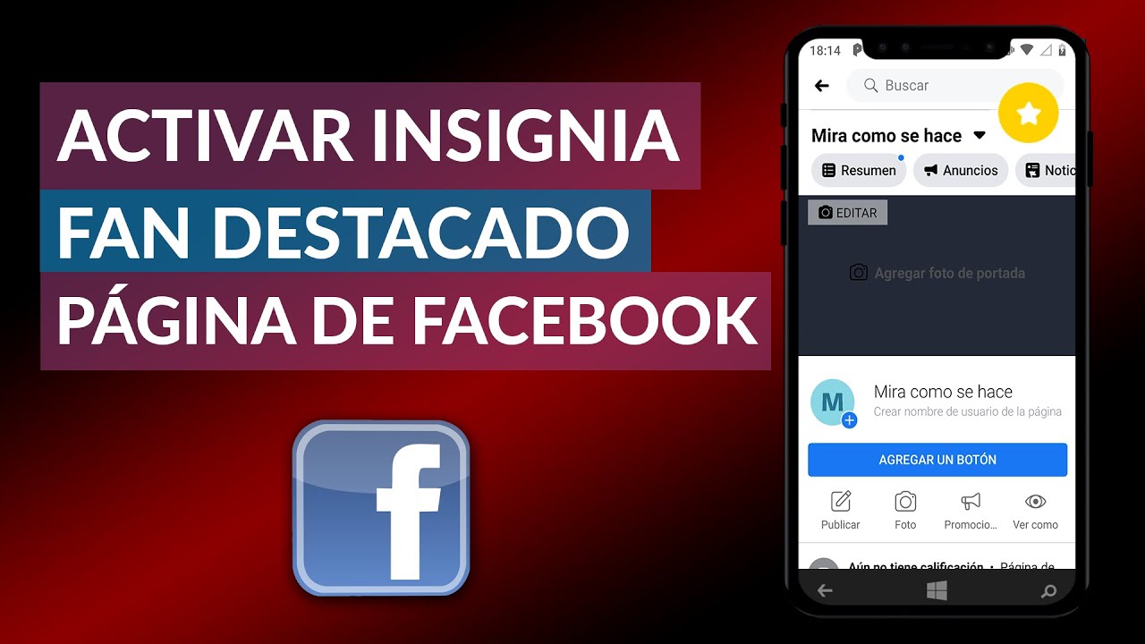 Cómo Activar Insignia de FAN DESTACADO en mi Página de Facebook - YouTube