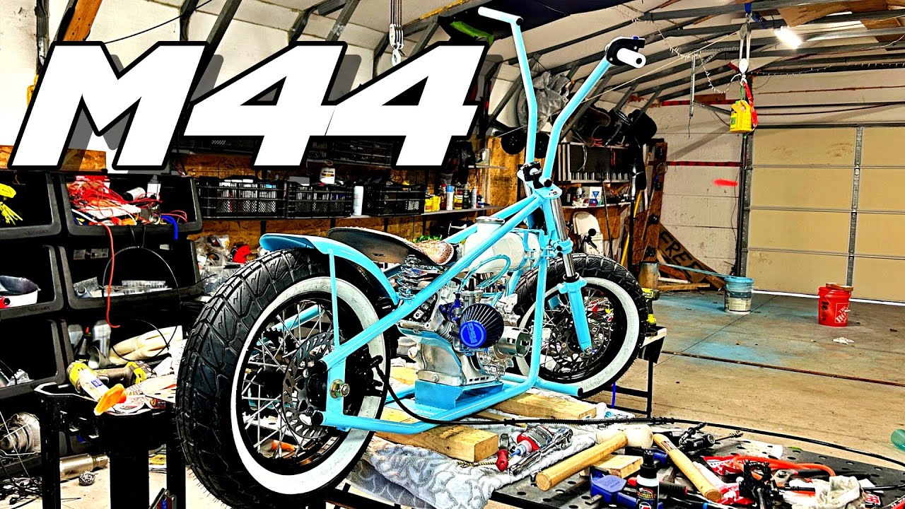 Custom Mini Bike UPDATE [M22 Minibikes M44 frame] - YouTube