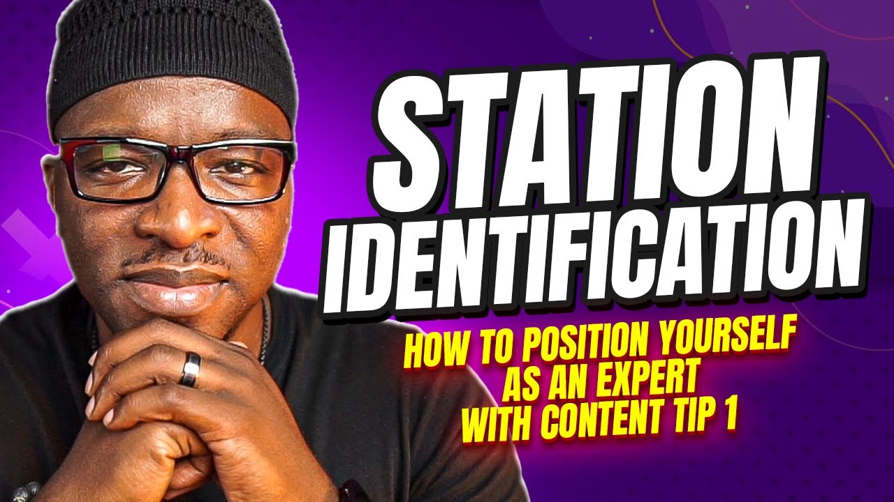 Step 1 in Establishing yourself as an Expert with Content: Station ...