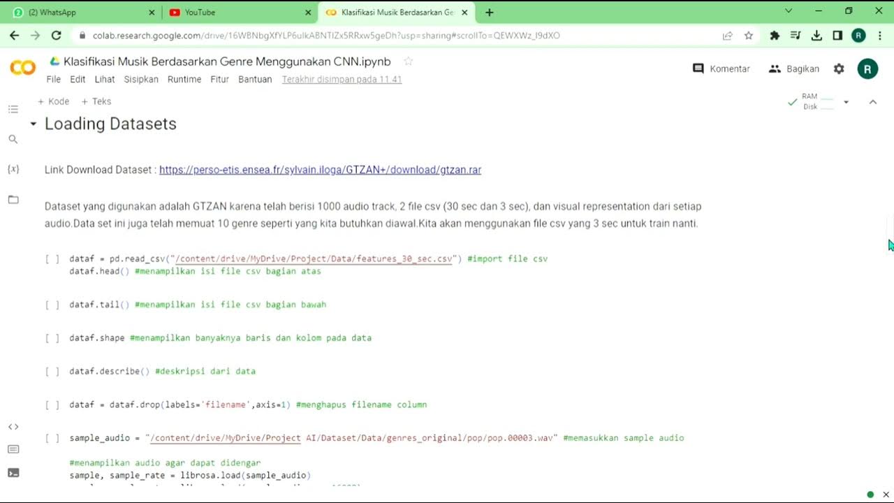 Klasifikasi Musik Berdasarkan Genre Menggunakan Metode CNN - YouTube