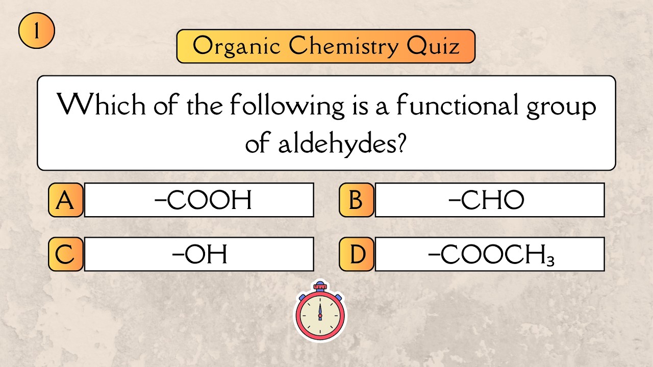 20 Must-Solve Organic Chemistry MCQs with Answers | NEET, IB, AP, A ...
