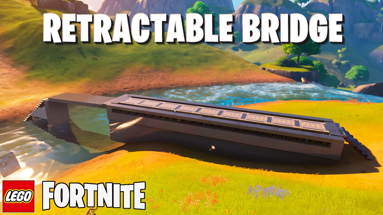 "Retractable Bridge" How to Build in LEGO Fortnite - YouTube
