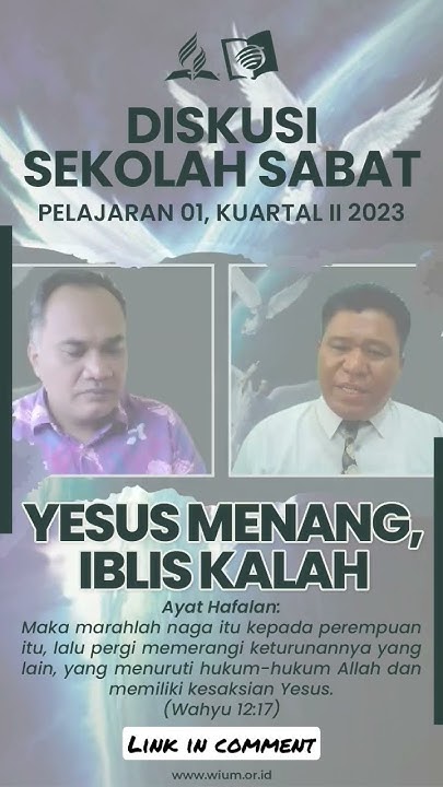 YESUS MENANG, IBLIS KALAH - SEKOLAH SABAT PELAJARAN 1 KUARTAL II 2023 #sekolahsabat - YouTube