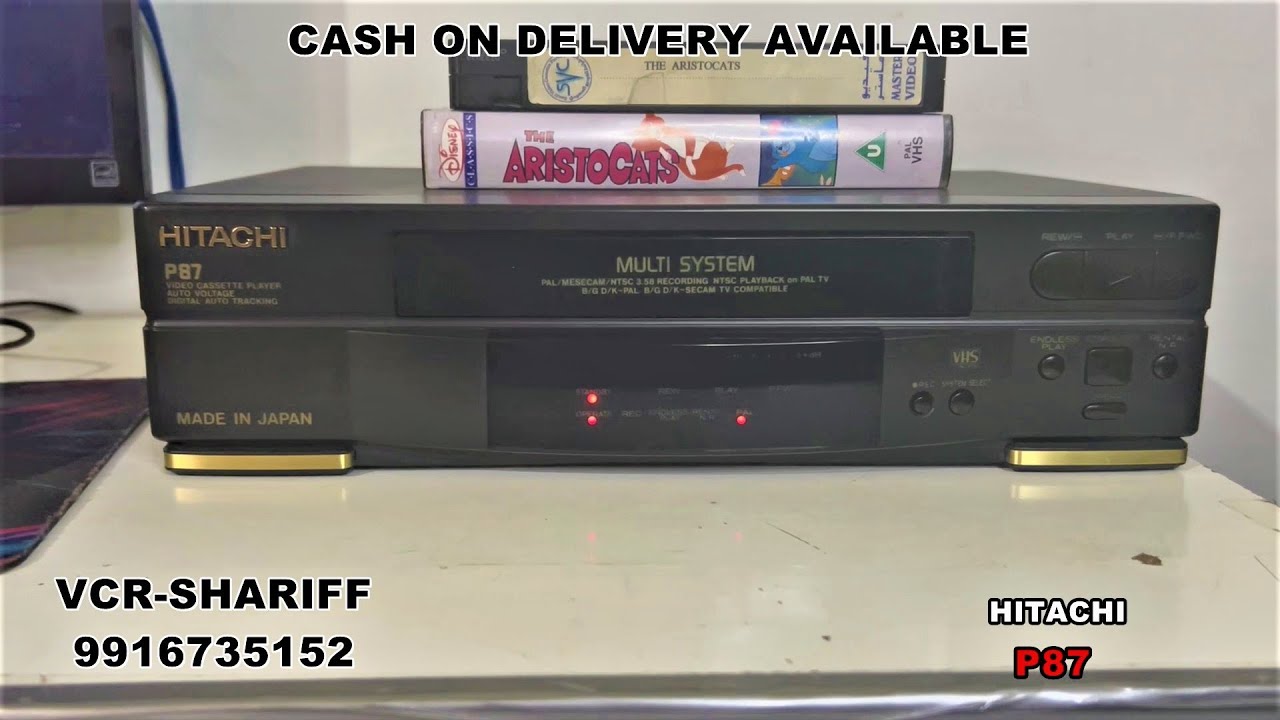 #HITACHI#P87#VCR#SOLD TO MAYUR KALE NASIK - YouTube