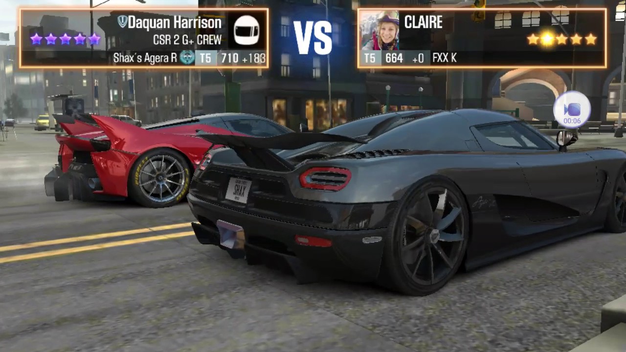 CSR Racing 2: Shax's Agera R Vs. FXX K - YouTube