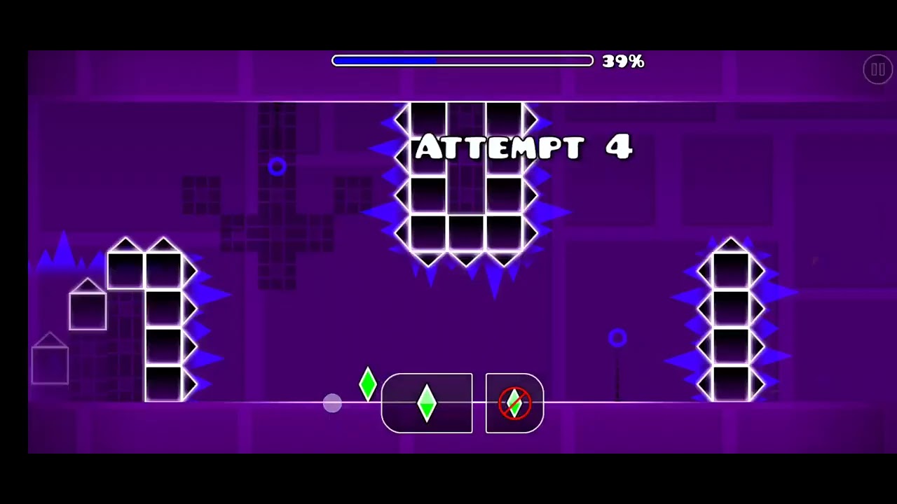 geometry dash lite gameplay walkthrough part 9 practice mode - YouTube