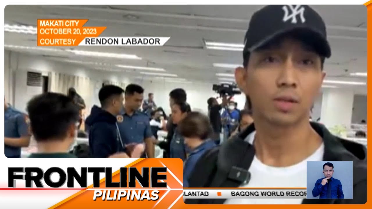 Pag-livestream ni Rendon Labador sa operasyon ng PNP-ACG sa Makati ...