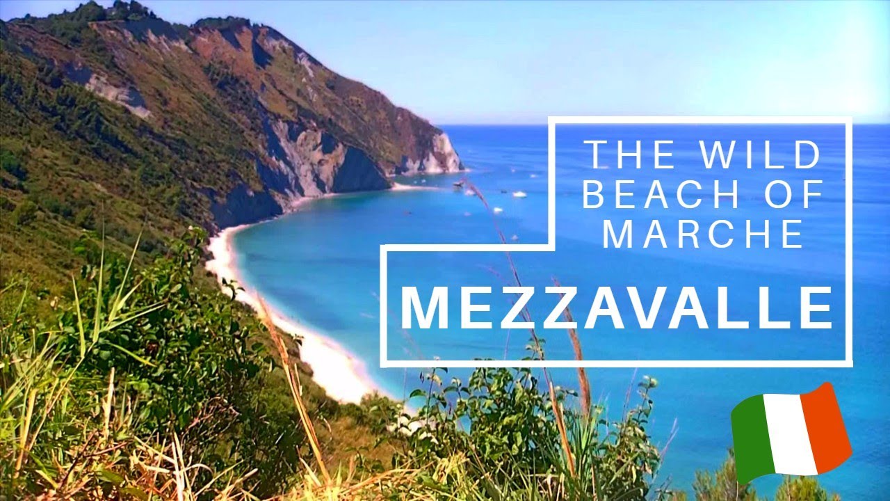 The wild beach of Marche: Mezzavalle - Monte Conero - Italy - YouTube