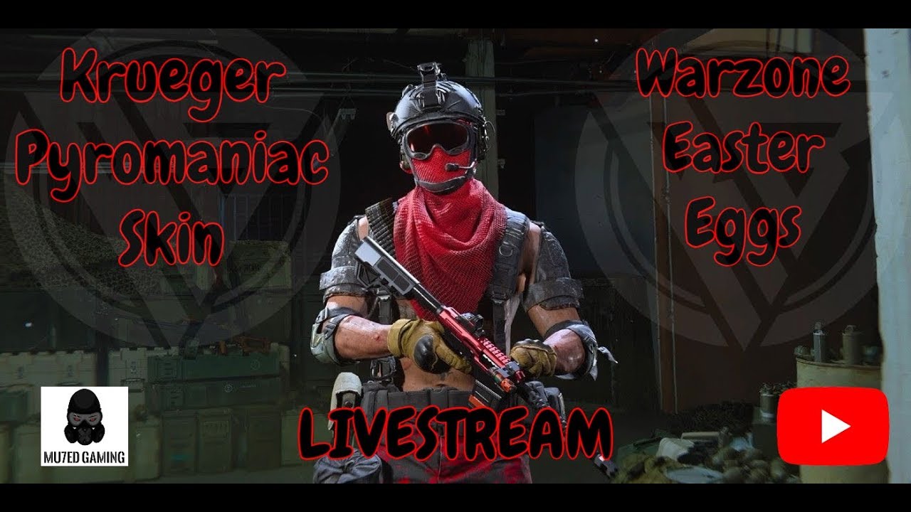 Krueger Pyromaniac Skin, Warzone Easter Eggs & more! - YouTube
