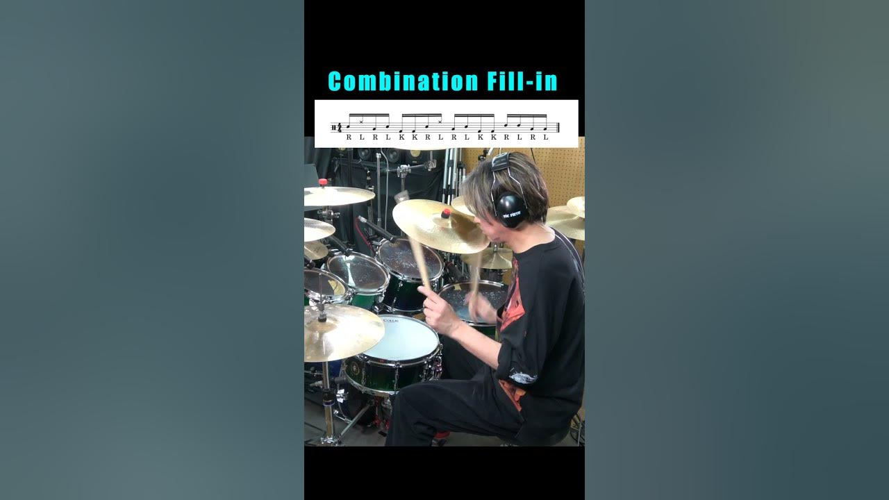 6+6+4 Combination Drum Fill-inコンビネーション ドラムフィルイン 叩いてみた Drum Fill-in #drums #sakaedrums #rudiments ...