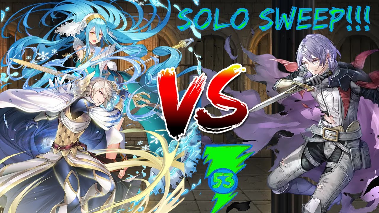 FEH- CORRIN solo with AZURA Vs Legendary Yuri Abyssal (1 turn) - YouTube