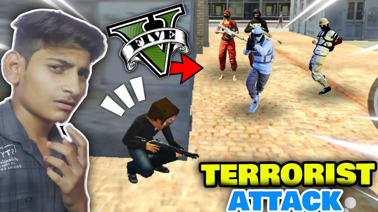 how i Survived a terror attack in gta 5 - YouTube