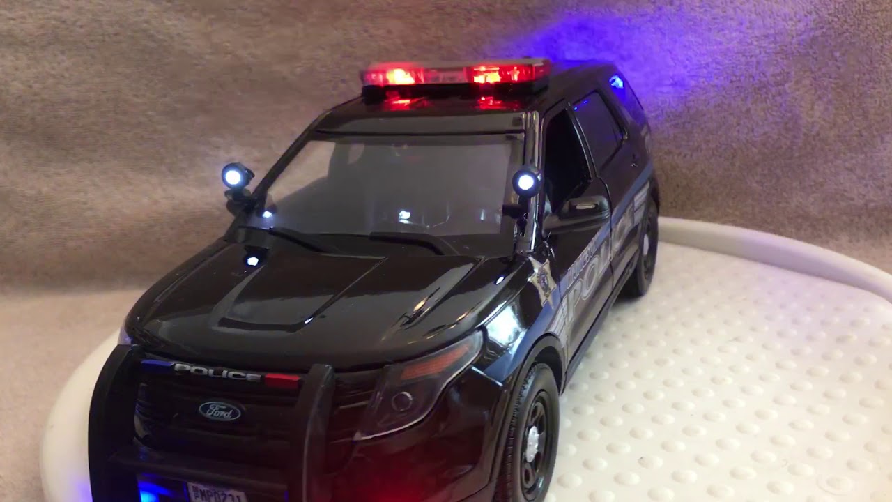 1/18 Scale Matteson Police Dept Ford Explorer discast model with ...