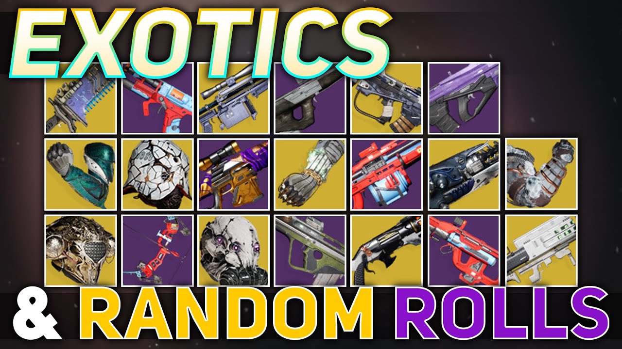Beyond Light Weapons & Exotics (Adept & Raid Weapons not included ...