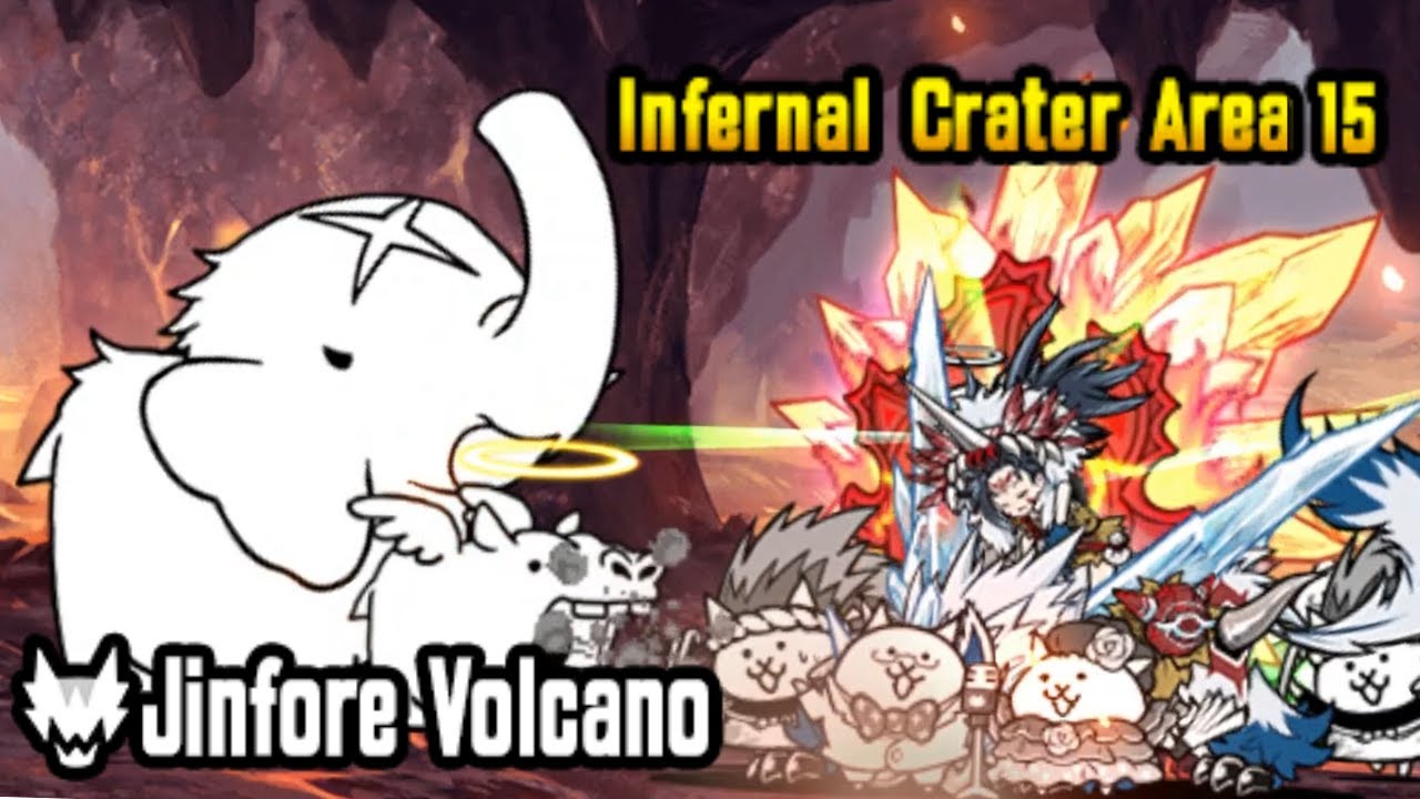 The Battle Cats - Elephant Papi in Infernal Crater Area 15 - YouTube