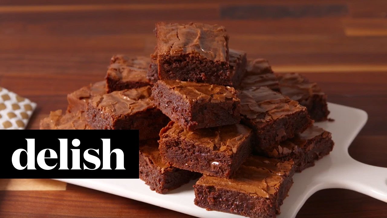 Death by Chocolate Brownies | Delish - YouTube