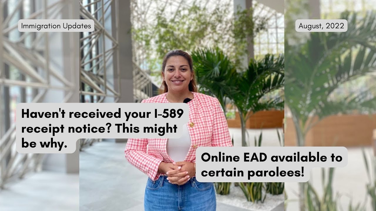 Haven't received your I-589 receipt notice? This might be why. - YouTube