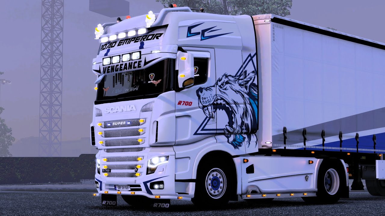 Euro Truck Simulator 2 version 1.49 SCANIA R700 REWORKED V3.4.1 - YouTube