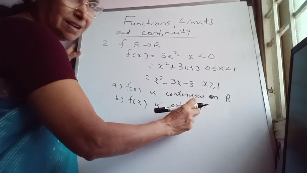 Maths KEAM PYQ Functions Limits and Continuity Explanation part 2 - YouTube