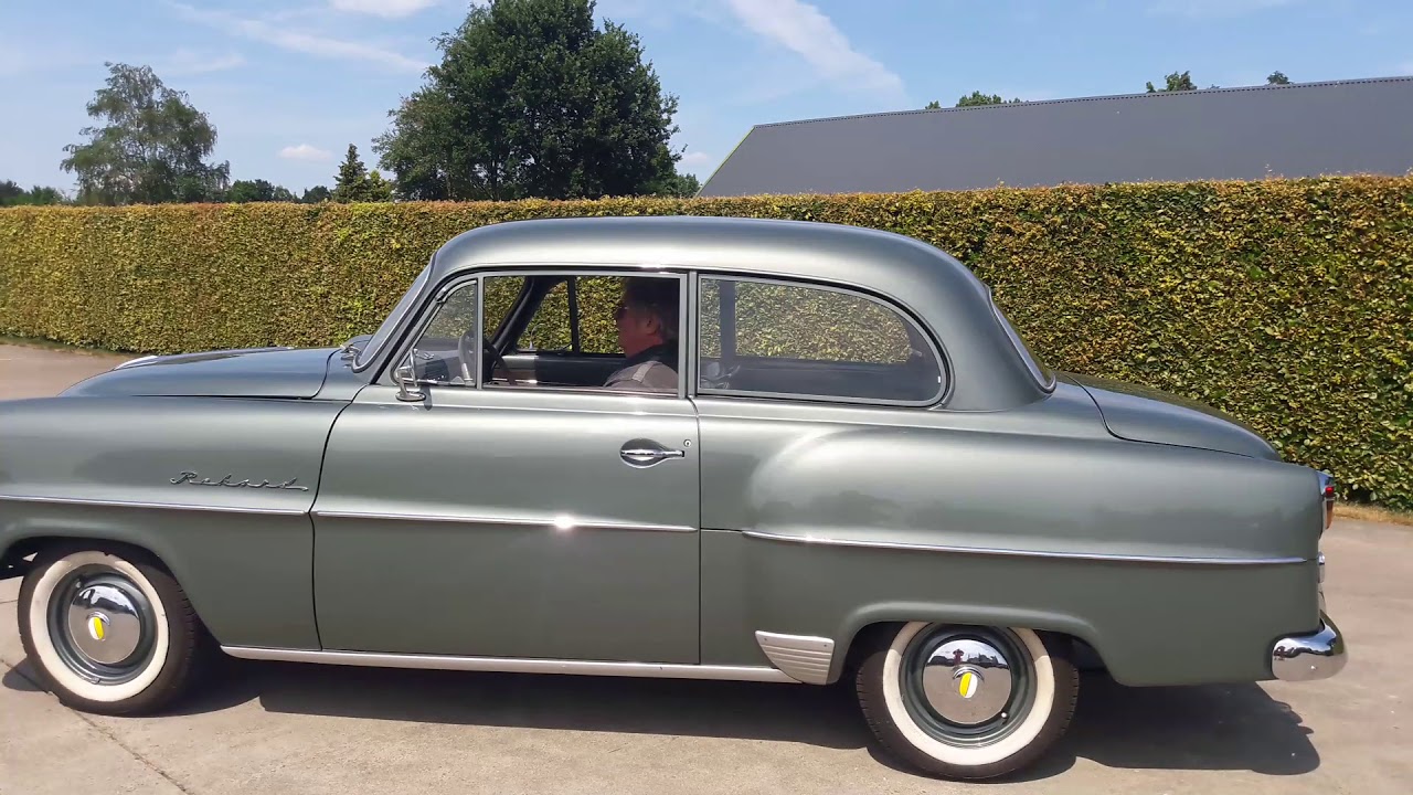 Opel Olympia Rekord groen "HAAIENBEK"1953 vanderhoffclassiccars nl ...
