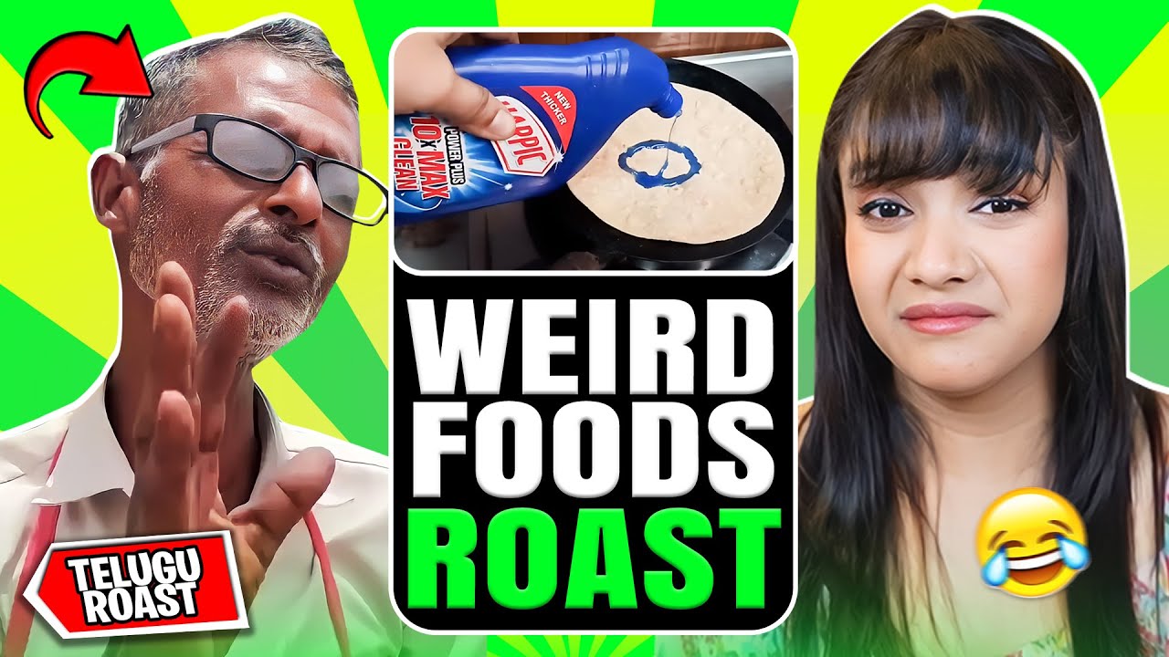 ROASTING WEIRD & WORST INDIAN STREET FOODS 🤢😵‍💫 | MUST WATCH | #TELUGU ...