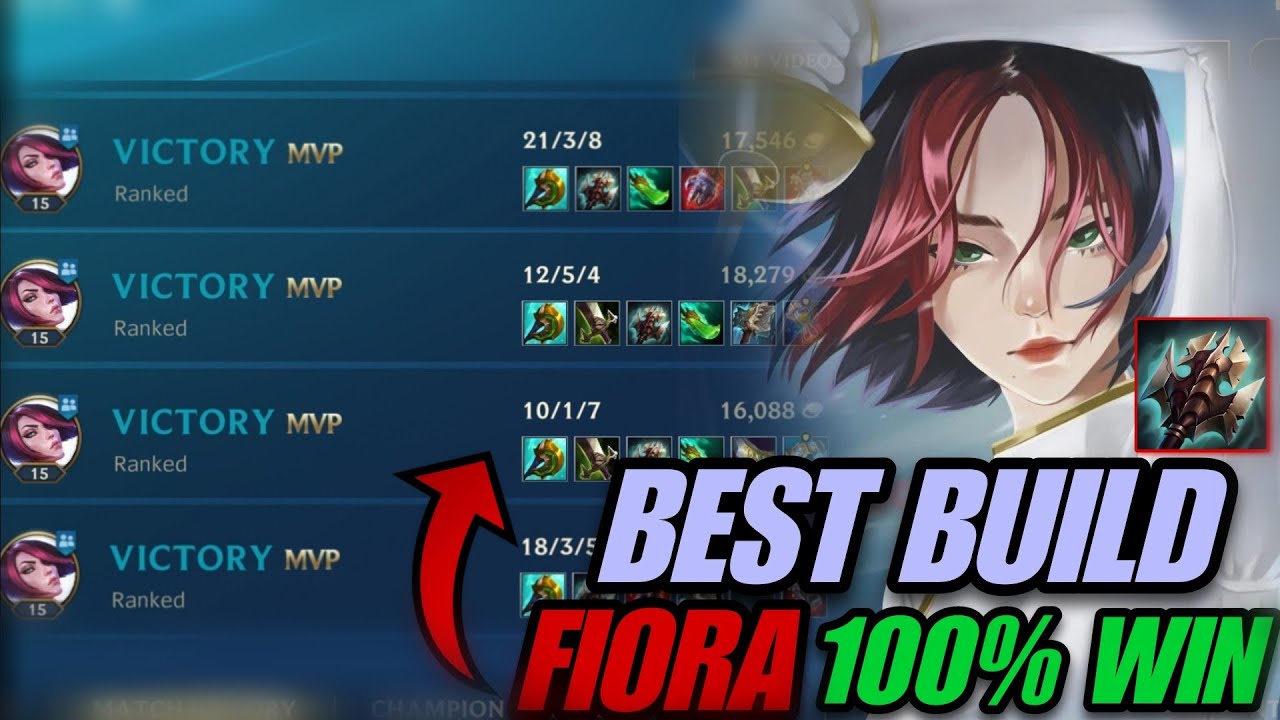 BEST FIORA BUILD SEASON 12 WILDRIFT - YouTube