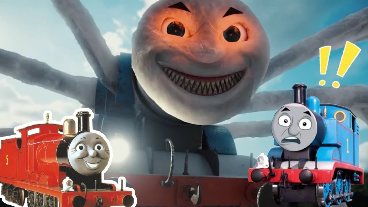 kereta thomas exe laba - laba vs ghost train, evil thomas #keretaapithomas #ghosttrain # ...